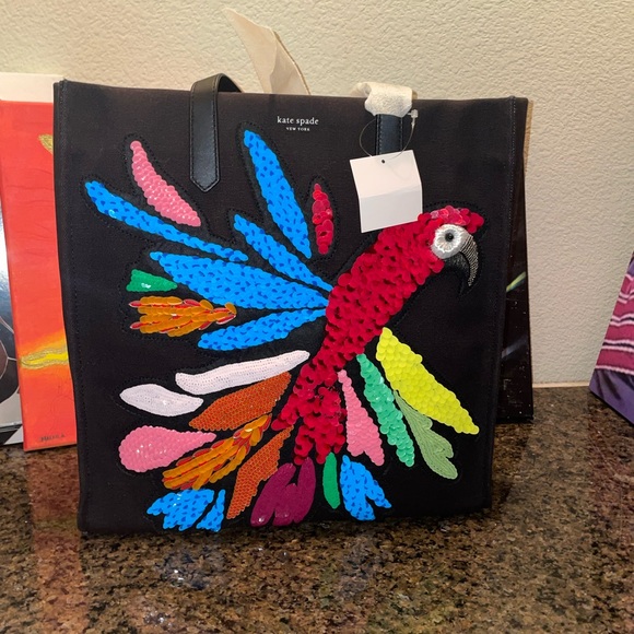 kate spade | Bags | Kate Spade Sequin Parrot Tote | Poshmark